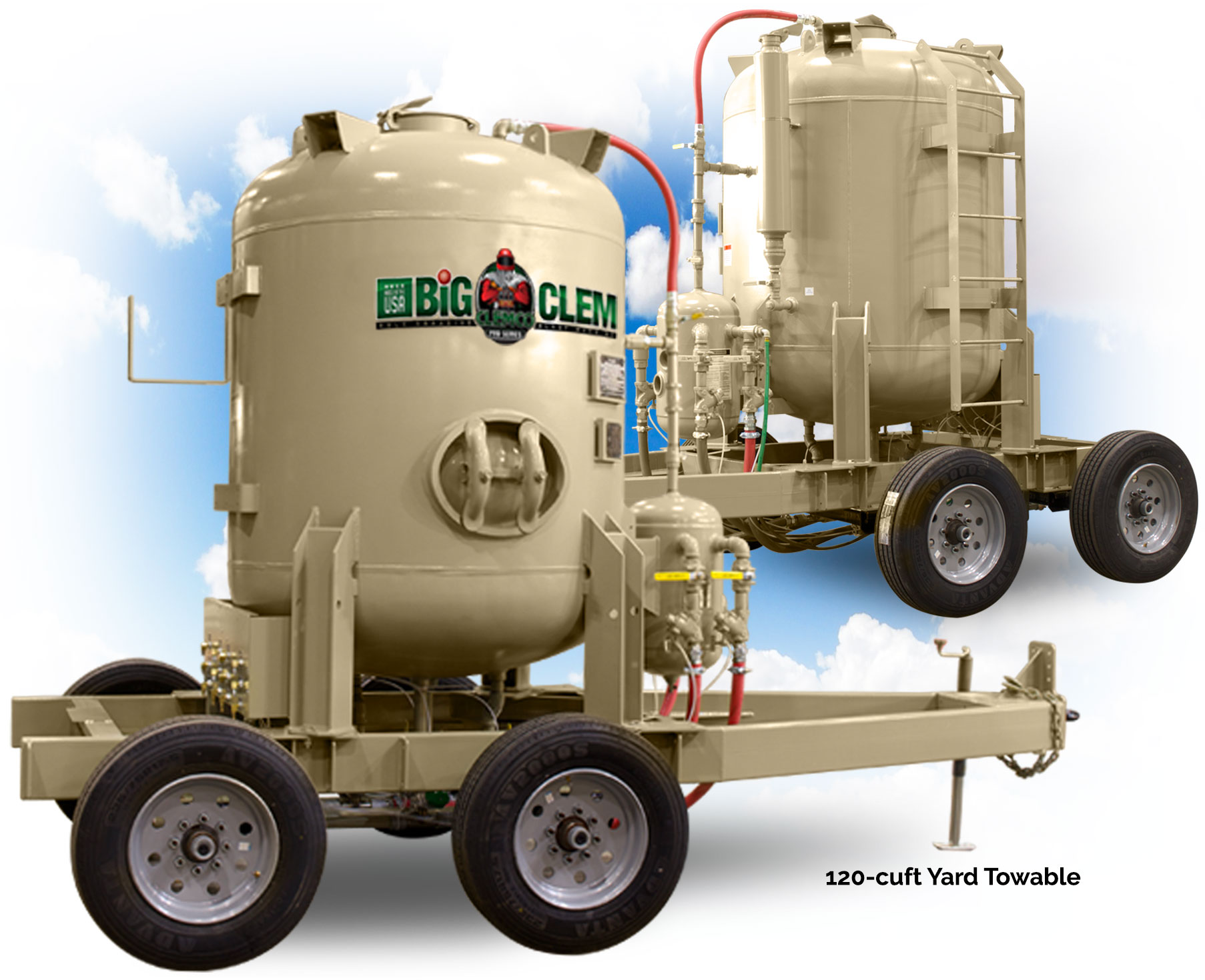 Blast Pot Machines | Big Clem Bulk Blasters by Z Abrasives