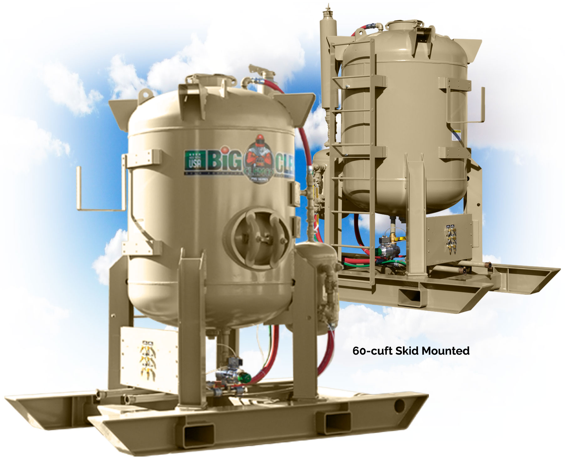 Blast Pot Machines | Big Clem Bulk Blasters by Z Abrasives